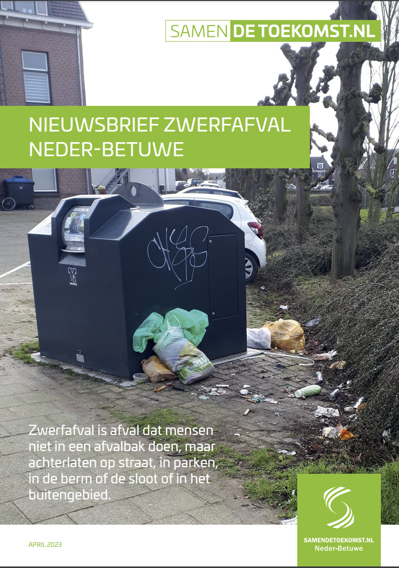 Nieuwsbrief Zwerfafval | Samen de toekomst